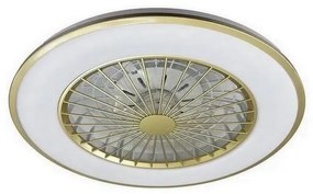 LED Stropní svítidlo s ventilátorem OPAL LED/48W/230V + dálkové ovládání