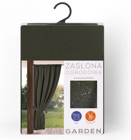 ZÁHRADNÝ VODEODOLNÝ ZÁVĚS NA PÁSCE GARDEN 155X200 CM GRAFITOVÁ