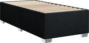 Rám postele bez matrace černý 100 x 200 cm textil 3284452