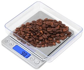 Kuchyňská váha Duhalle / nosnost 3 kg / přesnost 0,01 g / legovaná ocel