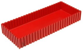 Plastová krabička na nářadí 35-250x100 mm, červená