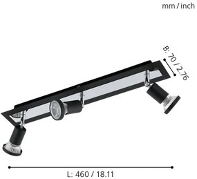 Eglo 94965 - LED Bodové svítidlo SARRIA 3xGU10-LED/5W/230V