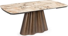 BIZZOTTO Rozkládací jídelní stůl MIRVANA měděný 180-260x90 cm 0731311