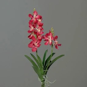 Květina umělá Orchidej Vanda, 63cm, textil, růžová, (balení obsahuje 1ks)|DPI|Ego Dekor