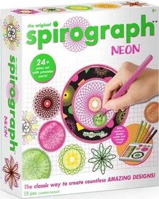 SPIROGRAPH Neon / Kreativní spirografická sada / od 8 let / 30 dílů /