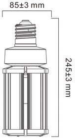 Sylvania LED žárovka E40, 54W, 4 000 K, 6 800 lm