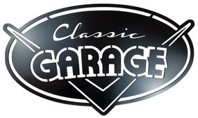 Dřevěná dekorace Classic garage černá