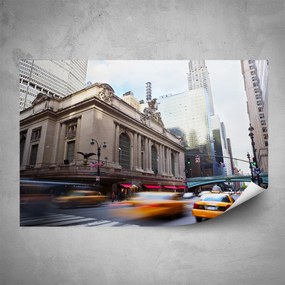 Plakát - Taxi v New Yorku (60x40 cm) - PopyDesign