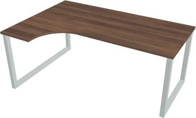 Kancelářský pracovní stůl Hobis Ergo UEO1800P, bílá RAL 9016, deskabuk