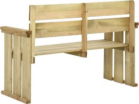 Zahradní lavice 121 cm impregnované borové dřevo 318407