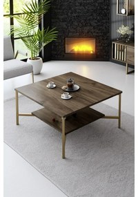 Konferenční stolek Gold Line Walnut
