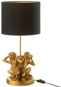 OnaDnes -20% Zlatá stolní lampa J-line Hakiro 53 cm