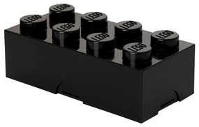 Černý plastový dětský úložný box 20x10x7 cm – LEGO®