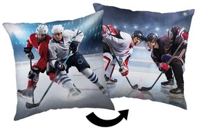 Jerry Fabrics Dekorační polštářek 40x40 cm - Hokej