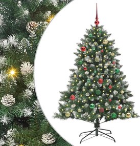 Umělý vánoční stromeček Zelená 150 cm PVC, plast a ocel 3395229