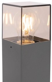 Moderní venkovní stojací lampa 30 cm tmavě šedá IP44 - Dánsko