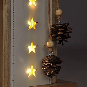 SOLIGHT LED vánoční stromeček, 2x baterie AA, IP20