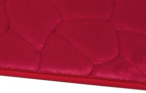 BO-MA, Protiskluzová koupelnová předložka 3D 0133 Red, 40x50, červená, koupelna