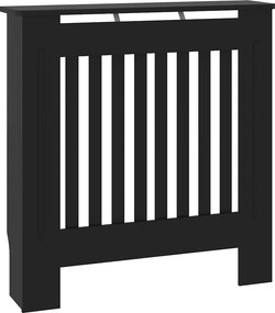 Kryt radiátoru Černá 78 x 19 x 81,5 cm Kompozitní dřevo 3403242