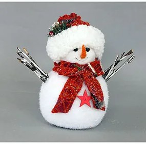 Sněhulák, vánoční dekorace z polystyrenu TA5011
