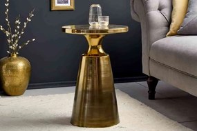 invicta interior Odkládací stolek Abstract 40cm zlatá s patinou 43231