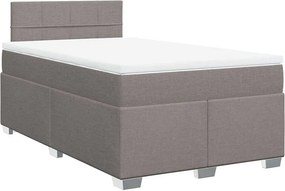 Box spring postel s matrací taupe 120x190 cm textil 3285831