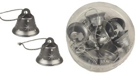 Zvonky kovové, 12 ks K2917-28 - dia 2,5 x 2,5 cm