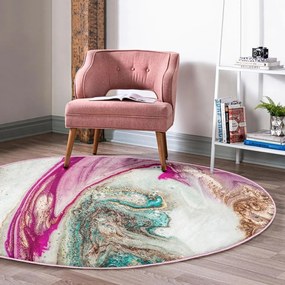 Pratelný kulatý koberec vhodný pro robotické vysavače ø 120 cm Comfort – Mila Home