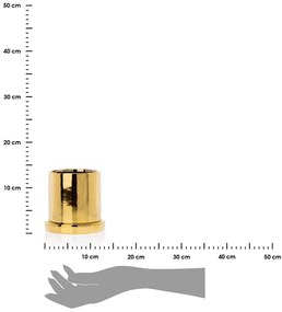 Květináč Hanya 13 cm zlatý