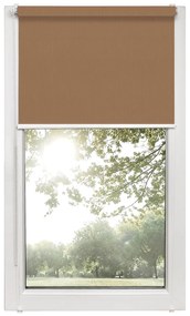 Roleta na okno - Polyester 881 Barva ovládání: Hnědá, šířka: 105, výška: 150