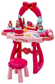 Dětský toaletní stolek s hudbou a židličkou BABY MIX Barva: Růžová