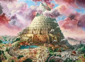 Castorland puzzle 3000 dílků - Babylonská věž