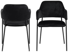 Designová židle Lima černá