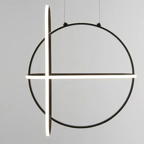 LED lustr Arte 52 černé
