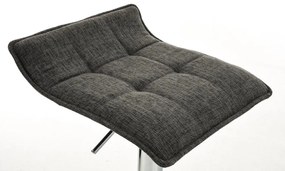 Bhm germany Barové židle Madison (SET 2 ks), textil, světle šedá