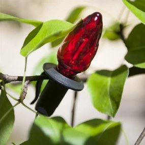 Venkovní osvětlení Šiška barevná, 20 LED Filament žárovky, základní