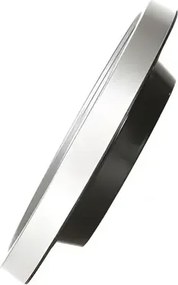 Maul Run bílá/stříbrná / Nástěnné hodiny / O 25 cm / Plast / Baterie A
