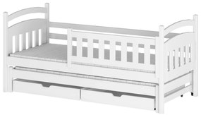 Legno Dětská rozkládací postel Alexis bílá Rozměr (cm): 90x190