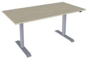 NOBL Dynamic Elektr. nastavitelný polohovací stůl 160x80 Dynamic Dekor stolové desky: akát, Barva podnože: šedá