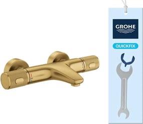 Grohe Precision Feel - Termostatická vanová baterie, kartáčovaný Cool Sunrise 34788GN0