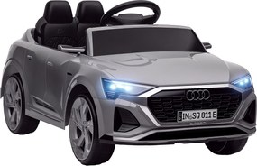Elektromobil pro děti AIYAPLAY Audi Q8 Etron Sportback 3+ let s 12V baterií, dálkovým ovládáním, pružinovým odpružením, jasnými světlomety, klaksonem