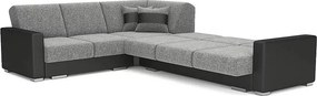 Rohová sedací souprava NERO DELUXE 308x230 šedá