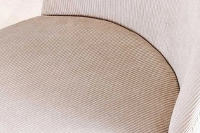 Designová jídelní židle Vermilius béžový manšestr