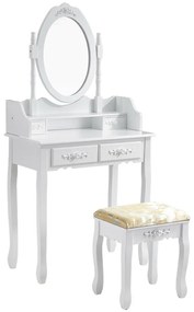 Toaletní stolek Rome, ve více barvách-bílý