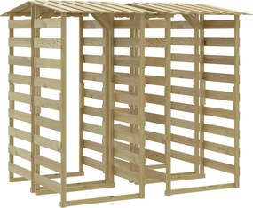 Pergoly se střechou 4 ks 100x90x200 cm impregnovaná borovice 3096650