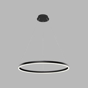 Tenká závěsná kružnice Circle Barva: Černá, Průměr: 800 mm, Stmívání: Stmívatelné DALI/PUSH