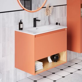 Umyvadlo Duravit s toaletní skříňkou BELDIVO 80 cm