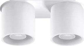Stropní svítidlo SOLLUX Orbis 2 GU10 2x40W bez zdroje SL.0056 bílá