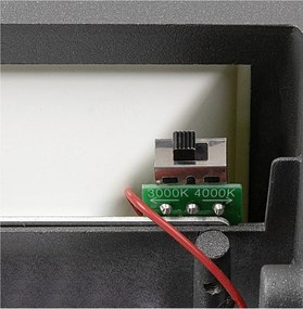 LA 1002032 SITRA CUBE WL LED venkovní nástěnné a stropní nástavbové svítidlo, antracit, IP44, 3000K, 10W - BIG WHITE (SLV)