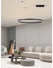 Immax NEO 07215L-LED Stmívatelný lustr na lanku FINO 60W/230V 80cm černá Tuya+DO